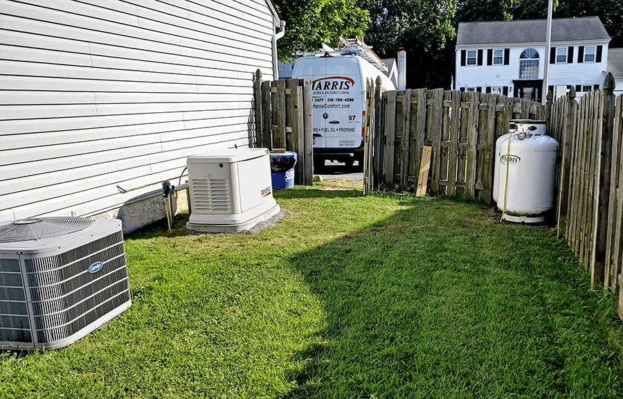 AC Propane Tanks Generator Gallery | Harris Comfort